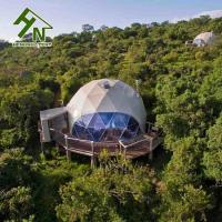 China European Waterproof Four Seasons Geodesic Camping Tent Dome Structure For Resorts for sale