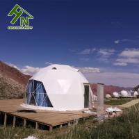 China Outdoor Waterproof Comfortable Dome Glamping Tent With Full Luxury Decoration for sale