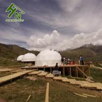 China Tourist Attraction Hotel Geodesic Dome Tent For Living Room Tear Resistant for sale