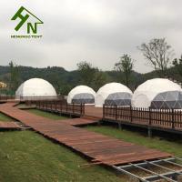 China 75kg/sqm Geodesic Dome Tent With 12mm Cotton Insulation Layer For Winter Cold Weather for sale