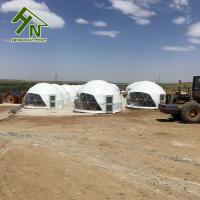 China Outdoor Winter Safari Geodesic Dome Tent Fire Resistant Glamping House Tent for sale