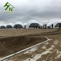 China Outdoor Winter Safari Geodesic Dome Tent Fire Resistant Glamping House Tent for sale
