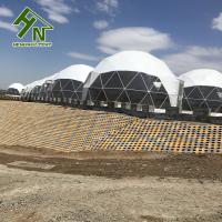 China Outdoor Winter Safari Geodesic Dome Tent Fire Resistant Glamping House Tent for sale