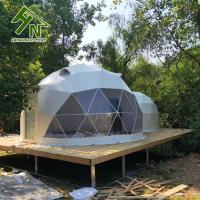 China Outdoor Winter Safari Geodesic Dome Tent Fire Resistant Glamping House Tent for sale
