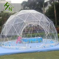 China 6-12 People Clear Geodesic Igloo Dome Party Tent For Outdoor Evernt for sale