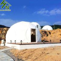 China Diameter 6m Geodesic Dome Tent Glamping Prefab House For Rourist Accommodation for sale