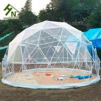 China Temporary Geodesic Dome Tent Transparent Pvc Roof For Outdoor Events for sale