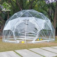 China Luxury Geodesic Dome Tent Transparent Garden Igloo Tent Waterproof Canvas Domo for sale