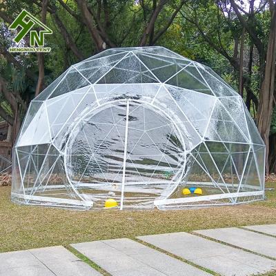 China Luxury Geodesic Dome Tent Transparent Garden Igloo Tent Waterproof Canvas Domo for sale