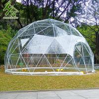 China Luxury Geodesic Dome Tent Transparent Garden Igloo Tent Waterproof Canvas Domo for sale