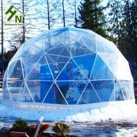 China Mini PVC Geodesic Expo Dome Tent Round Clrar Roof Garend Igloo for sale