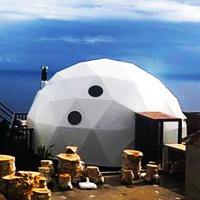China Hotel Decoration Igloo Geodesic Dome Tent Wind Resistant for sale