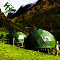 China Hemispherical Hotel Living Geodesic Dome Tent For Outdoor Camping for sale