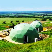 China Hemispherical Hotel Living Geodesic Dome Tent For Outdoor Camping for sale
