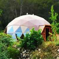 China Diameter 8m 10m Igloo Round Dome Tent With Bathroom And Kitchen Hard Structure for sale