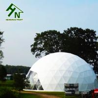 China Diameter 8m 10m Igloo Round Dome Tent With Bathroom And Kitchen Hard Structure for sale