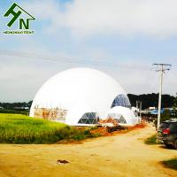 China Diameter 8m 10m Igloo Round Dome Tent With Bathroom And Kitchen Hard Structure for sale