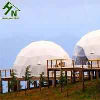 China Diameter 8m 10m Igloo Round Dome Tent With Bathroom And Kitchen Hard Structure for sale