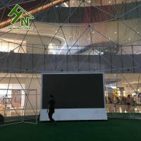 China Big 13m Clear Pvc Geodesic Dome Tent For Event Garden for sale