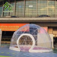China Small Outdoor Transparent Geodesic Dome Tent 6.5m Height For Festivals for sale