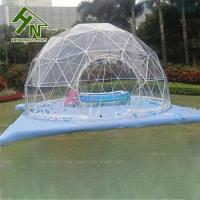 China Small Outdoor Transparent Geodesic Dome Tent 6.5m Height For Festivals for sale