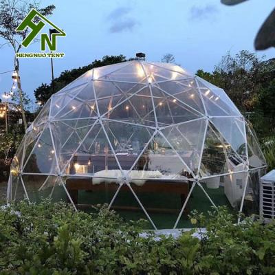 China Small Outdoor Transparent Geodesic Dome Tent 6.5m Height For Festivals for sale