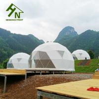 China Glass Triangle Window Hotel Dome Tent 50m Diameter Custom for sale