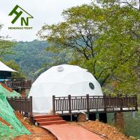 China Triangle Window Small Geodesic Dome Tent 6m For Outdoor Hotel for sale