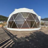 China Triangle Window Small Geodesic Dome Tent 6m For Outdoor Hotel for sale