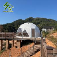China Triangle Window Small Geodesic Dome Tent 6m For Outdoor Hotel for sale