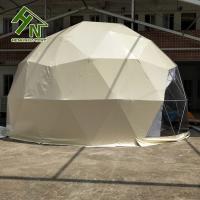 China Customized Size Colorful Dining Geodesic Dome Tent 13m Diameter for sale