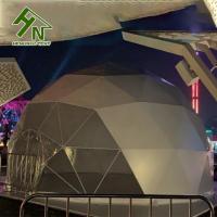 China Customized Size Colorful Dining Geodesic Dome Tent 13m Diameter for sale