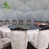 China Durable Waterproof 10 Person Geo Dome Tent for Restaurant for sale