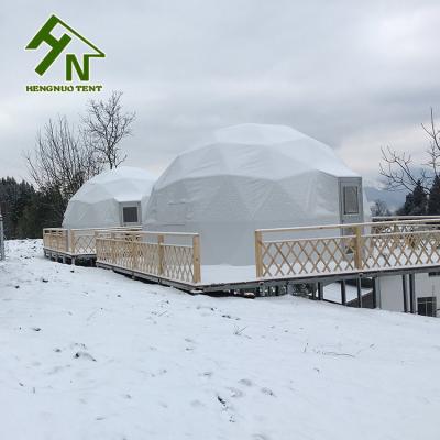 China Winter Family traveling Outdoor Glamping Geodesic Dome Tent For Sale for sale