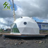 China Waterproof Outdoor Glamping Geodesic Dome Tent With Skylight for sale