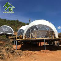 China 3~6 Person Dome Tent Outdoor Hotel Glamping Geodesic Dome Tent for sale