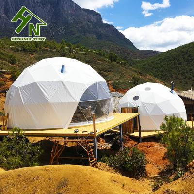 China 3~6 Person Dome Tent Outdoor Hotel Glamping Geodesic Dome Tent for sale