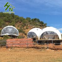 China 3~6 Person Dome Tent Outdoor Hotel Glamping Geodesic Dome Tent for sale
