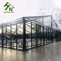 China Wedding Aluminium A Shaped Glass Marquee Tent 12m Width for sale