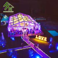 China Four Seasons Transparent Marquee Tent Pvc Party Tent A Shaped Tent for sale