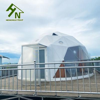 China White PVC pvc dome tent Hotel Tent geodesic tent outdoor dome tent for sale
