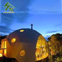 China Outdoor  6~10 People Metal Geodesic Dome Tent For Camping for sale
