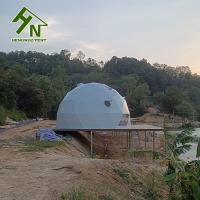 China Outdoor  6~10 People Metal Geodesic Dome Tent For Camping for sale