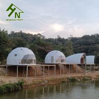 China Outdoor  6~10 People Metal Geodesic Dome Tent For Camping for sale