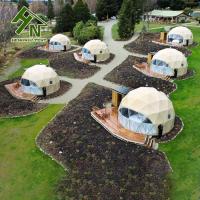 China Allowed Temperature 30 Degrees Below Zero To 70 Degrees Above Zero Dome Hotel Tent for sale