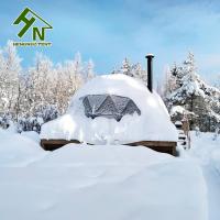 China Strong snow load hotel geodesic dome tent for sale