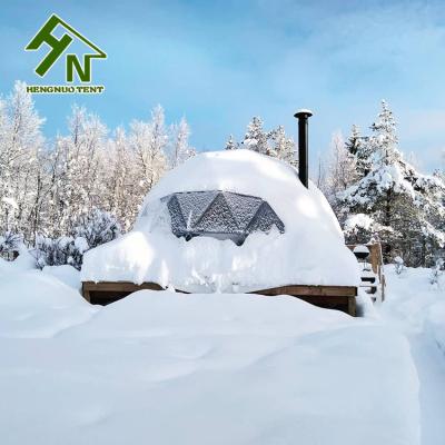 China Strong snow load hotel geodesic dome tent for sale