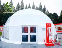 China 6m camping geodesic dome tent for living for sale