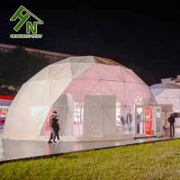 China 6m camping geodesic dome tent for living for sale
