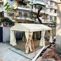 China Yellow PVC Ceremony Marquee Events A Shape Tent 48m Bay Distance for sale